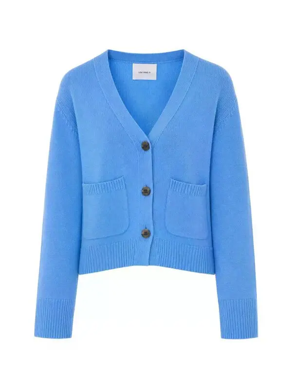 LISA YANG Danni Cashmere Cardigan - Blue