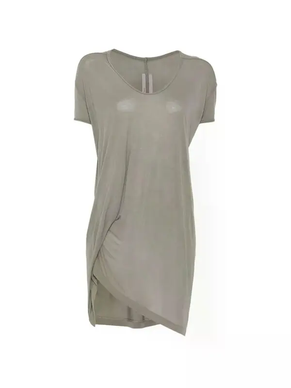 Rick Owens Draped V-neck T-shirt - Grey