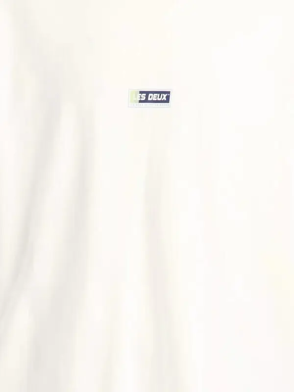LES DEUX Chase Sport Logo-patch Cotton T-shirt