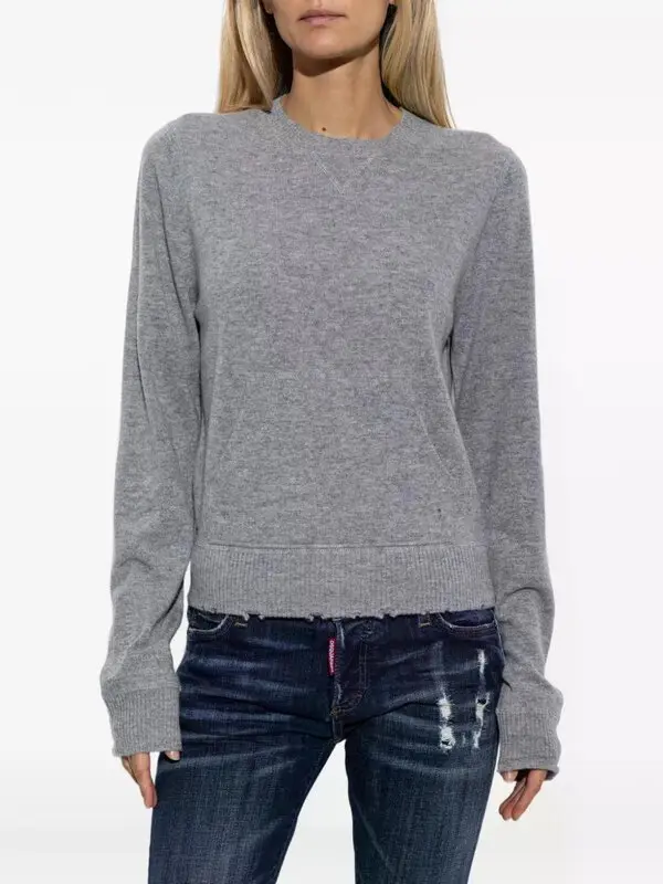 Dsquared2 Distressed Pouch-pocket Sweater