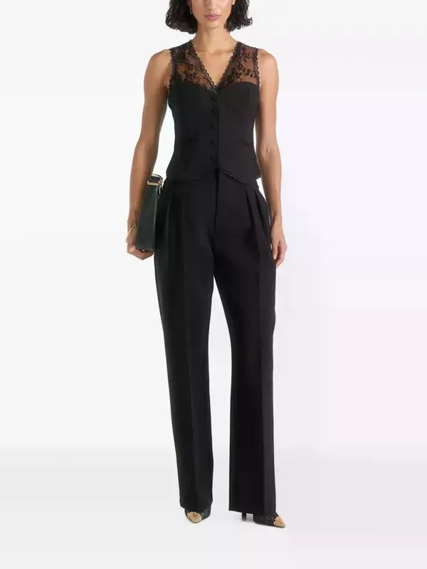 Manière De Voir Veronica Lace Tailored Corset Waistcoat