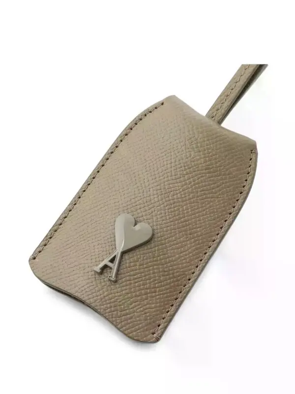 AMI Paris Leather Cloche Keyring
