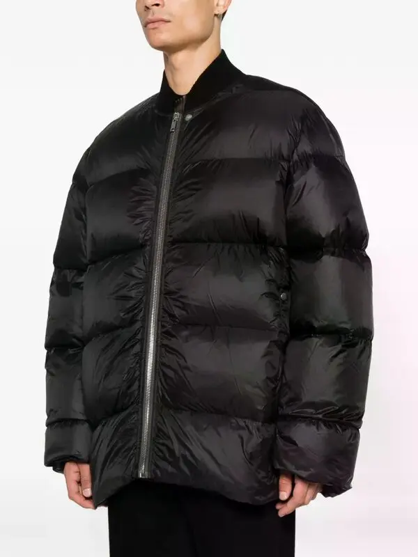 Rick Owens Classic Flight Zip-up Padded Jacket