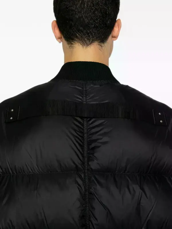Rick Owens Classic Flight Zip-up Padded Jacket