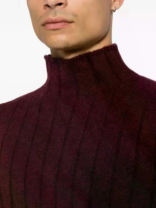 Brunello Cucinelli Ribbed-knit High-neck Sweater