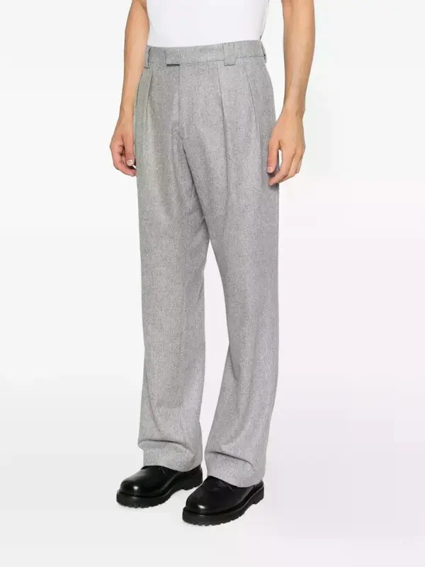 BERWICH Pleated Wool Trousers