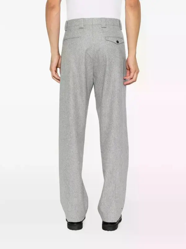 BERWICH Pleated Wool Trousers
