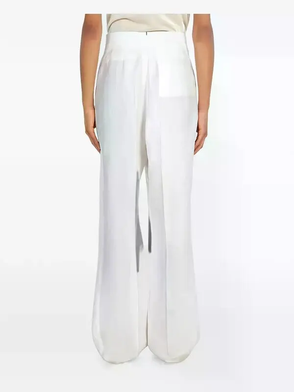 FERRAGAMO Pleated Straight-leg Trousers