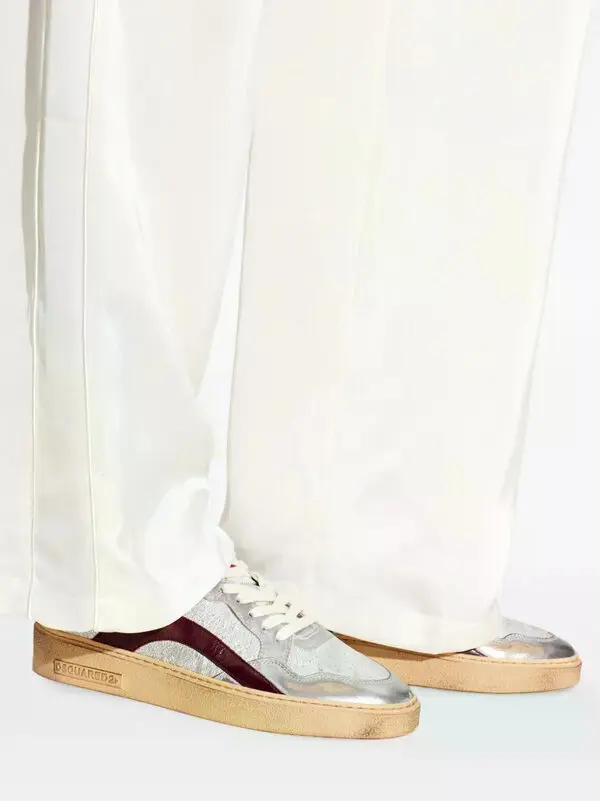 Dsquared2 Rider Panelled Leather Sneakers
