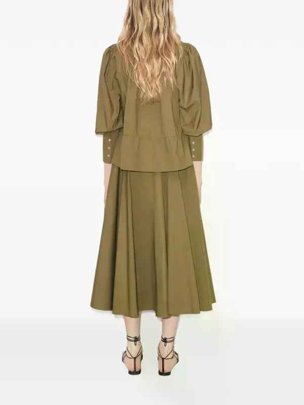 Tory Burch Cotton Poplin Skirt
