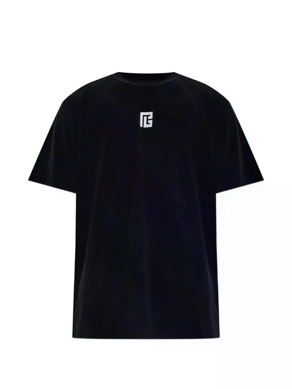Balmain Logo-embroidered T-shirt