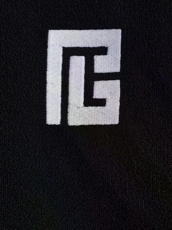 Balmain Logo-embroidered T-shirt