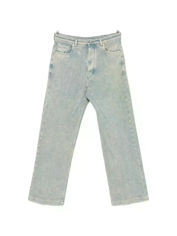 Rick Owens Honeycomb-textured Jeans