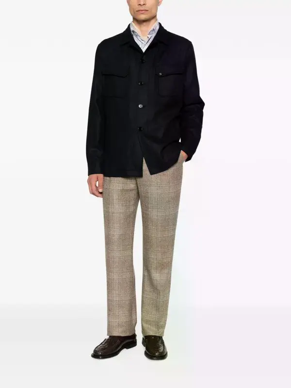 Tagliatore Button-up Wool Jacket