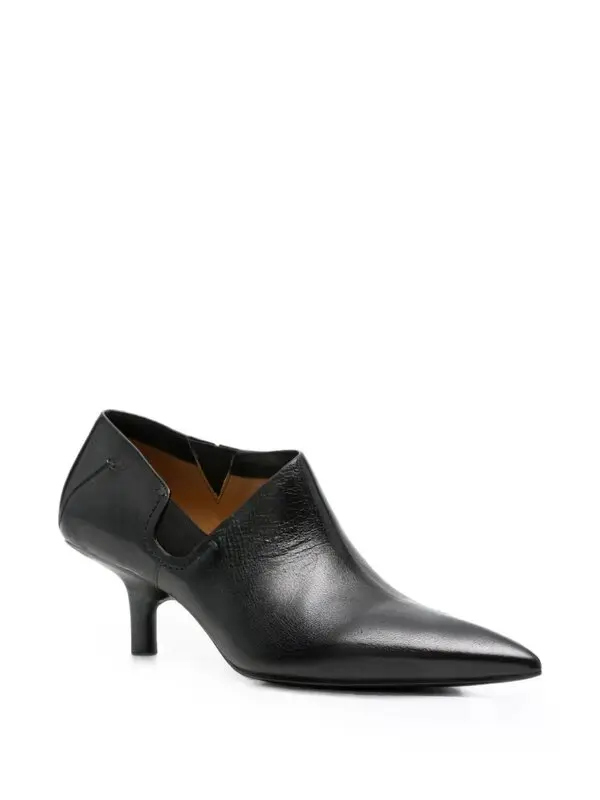 CAPASA MILANO Pointed-toe Kitten-heel Pumps
