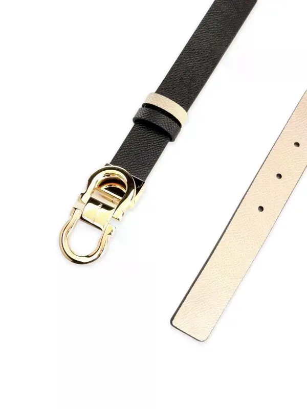 FERRAGAMO Reversible And Adjustable Gancini Belt