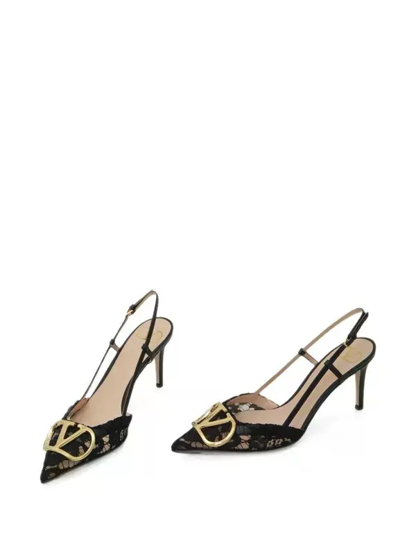 Valentino Garavani Vlogo Signature Laced Pumps
