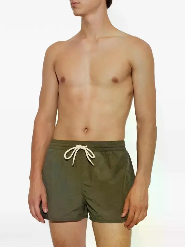 Balmain Logo-embroidered Drawstring Swim Shorts