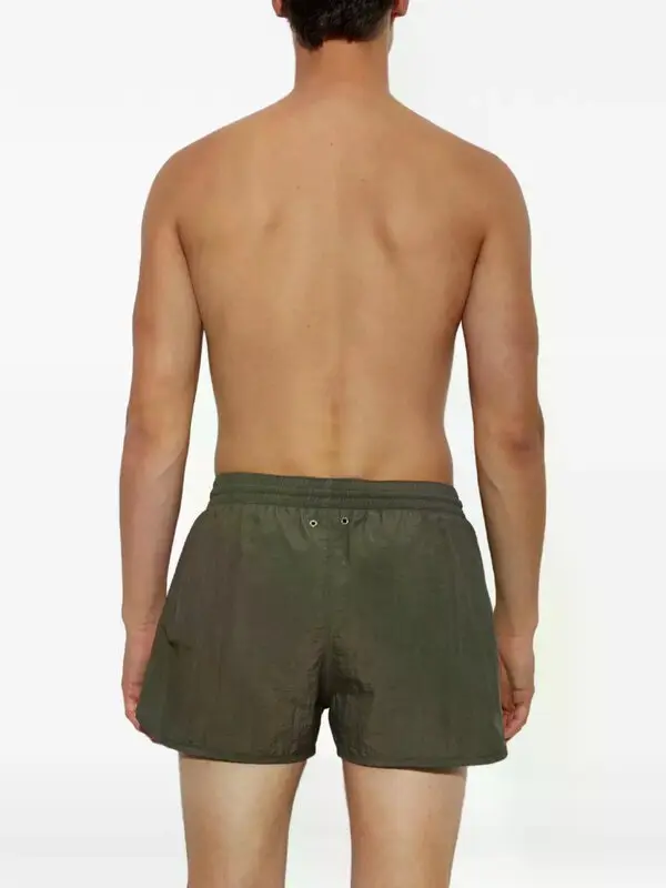 Balmain Logo-embroidered Drawstring Swim Shorts