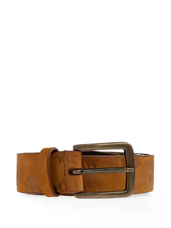 Dsquared2 Leather Belt With Monogram