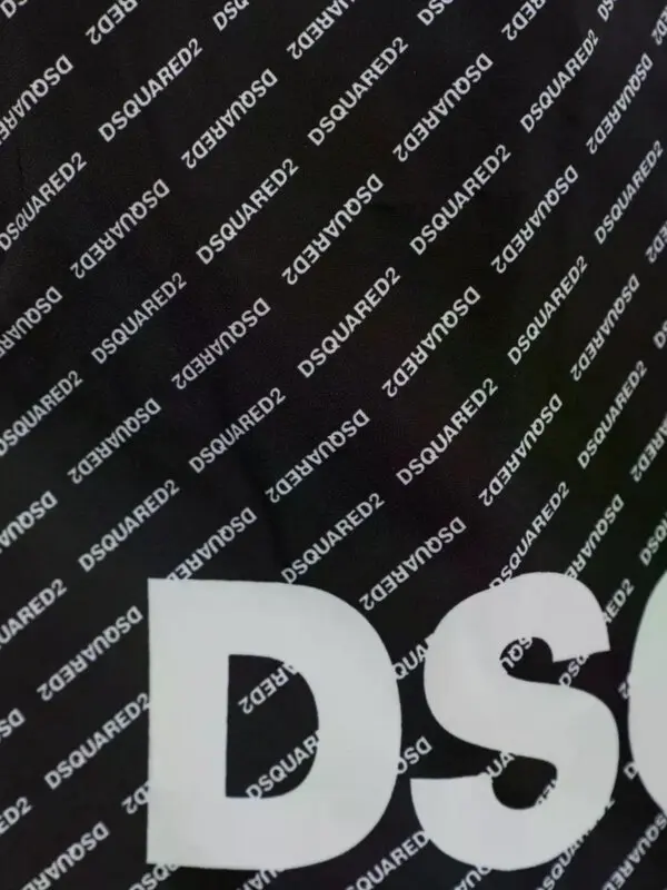 Dsquared2 Logo-pattern Drawstring Swim Shorts