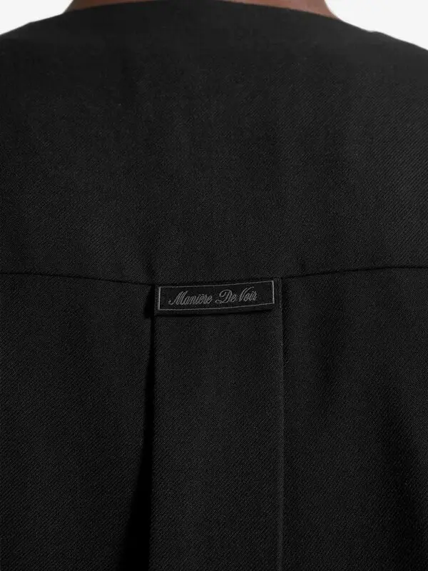 Manière De Voir Alex In Minimal Kimono Wool-blend Blazer