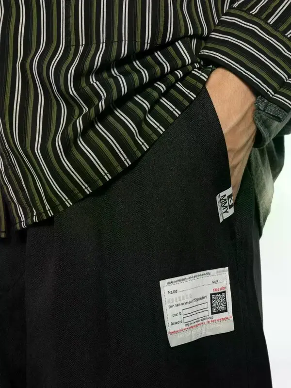 Mihara Yasuhiro Logo-patch Pockte Trousers