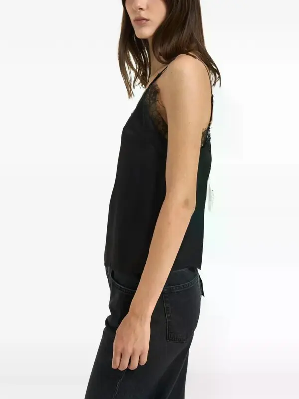 ANINE BING Lace-trim Camisole Top
