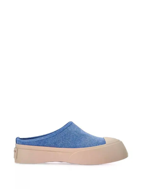 Marni Platform Mules - Blue