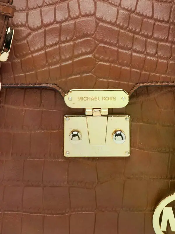 Michael Kors Croc-embossed Leather Tote Bag