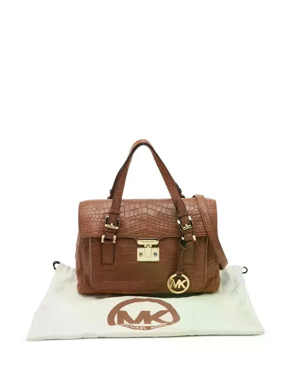 Michael Kors Croc-embossed Leather Tote Bag