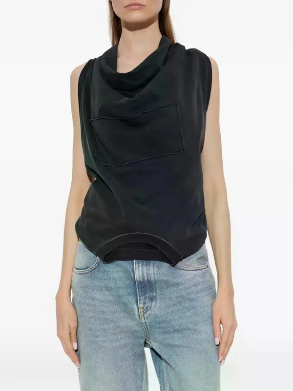 MAISON MARGIELA Twist-back Draped Tank Top