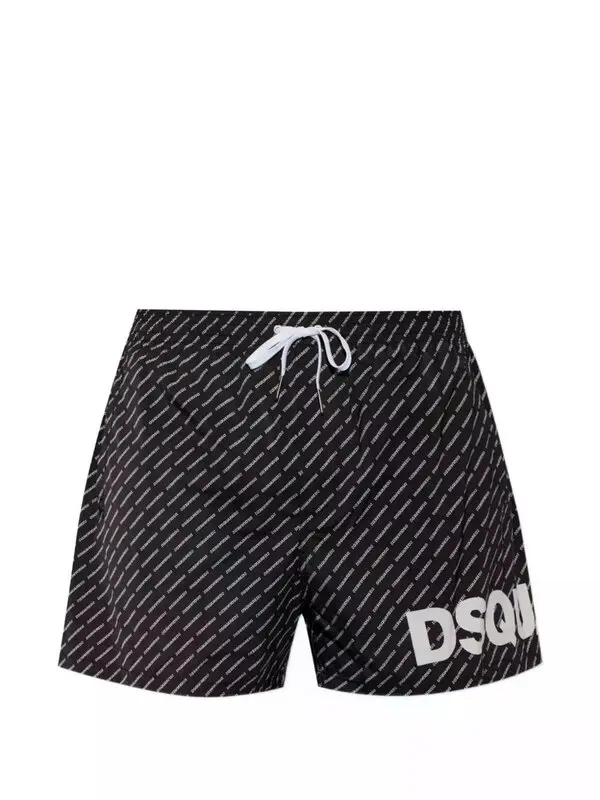 Dsquared2 Logo-print Drawstring Swim Shorts
