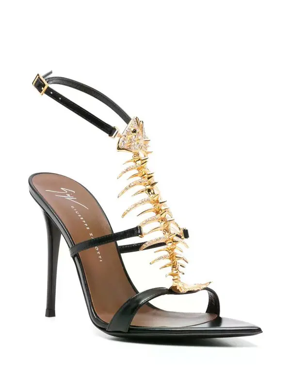 GIUSEPPE ZANOTTI Embellished Pointed-toe Sandals