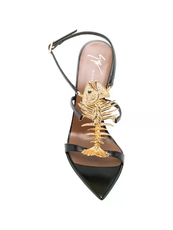 GIUSEPPE ZANOTTI Embellished Pointed-toe Sandals