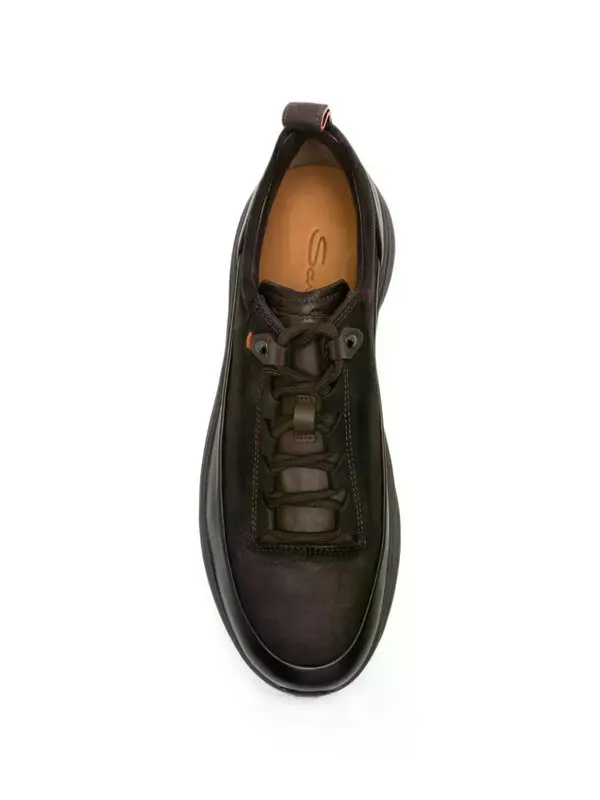 Santoni Panelled Chunky-sole Sneakers