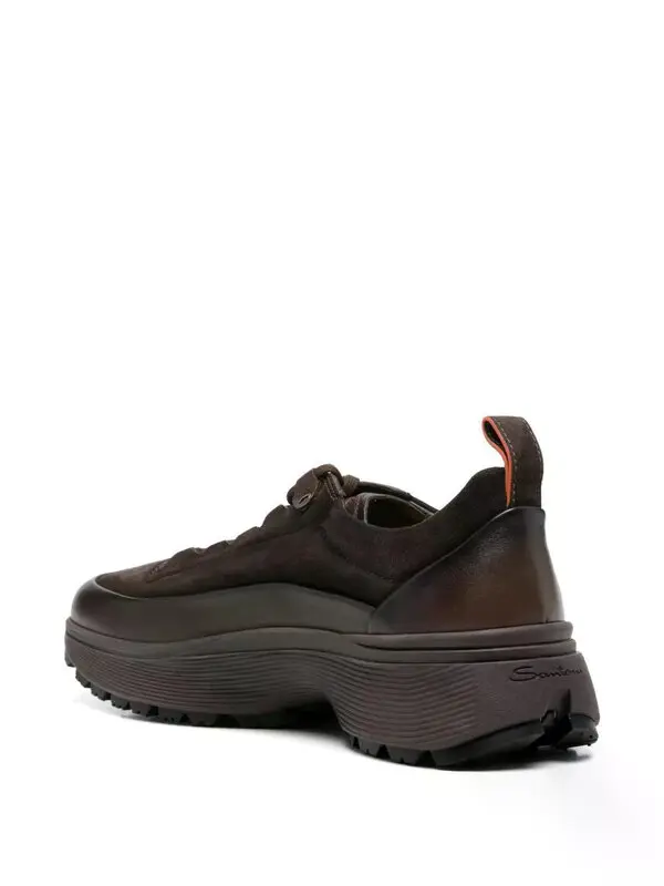 Santoni Panelled Chunky-sole Sneakers