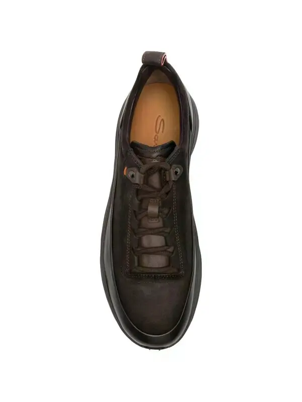 Santoni Panelled Chunky-sole Sneakers