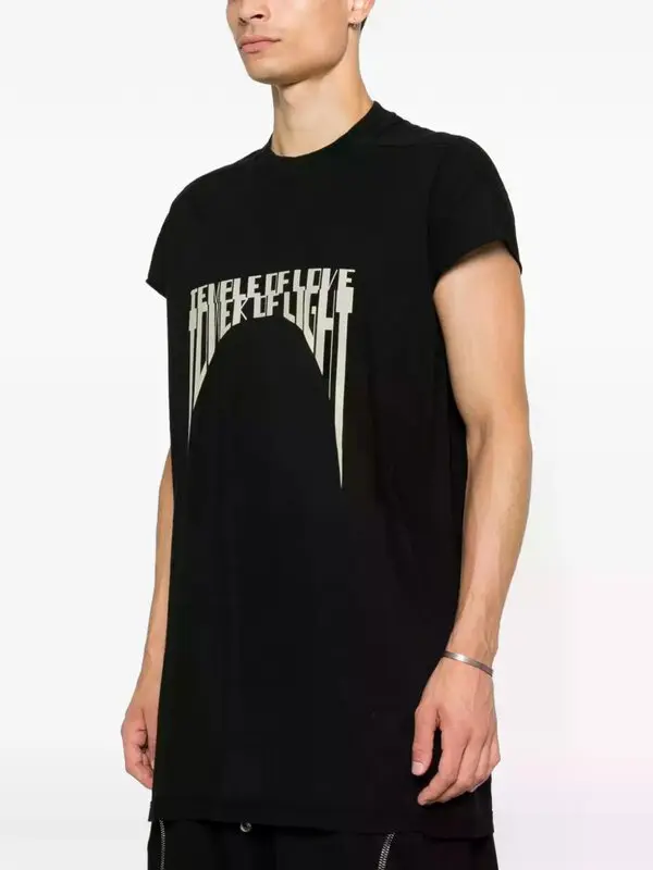 Rick Owens Graphic-print Longline T-shirt