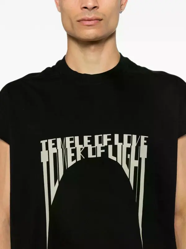 Rick Owens Graphic-print Longline T-shirt