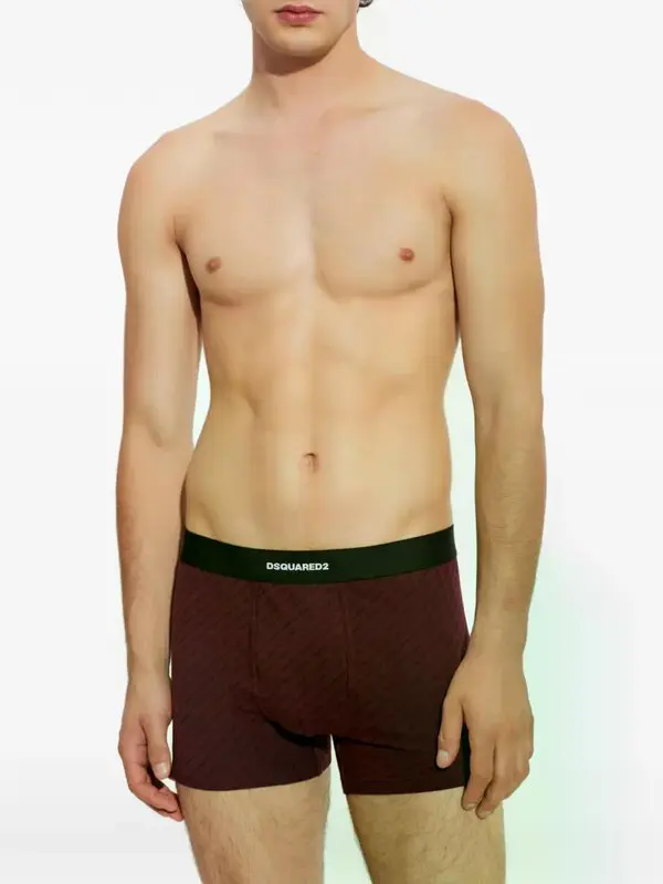 Dsquared2 Monogram-print Logo-waistband Boxers