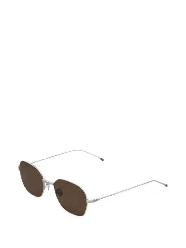 Thom Browne Titanium Rectangular Sunglasses