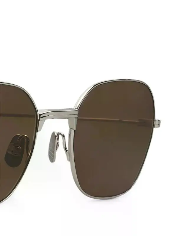 Thom Browne Titanium Rectangular Sunglasses