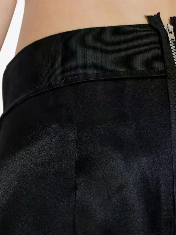 MAISON MARGIELA Washed Silk Satin Midi Skirt