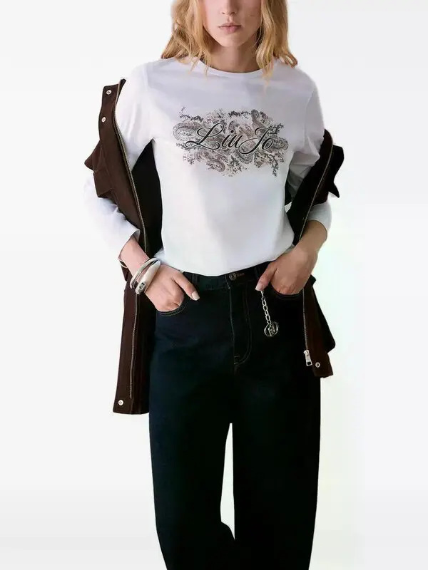 Liu Jo Long Sleeve T-shirt - White