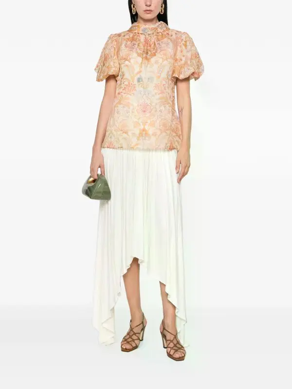 Zimmermann Valiant Floral-print Blouse