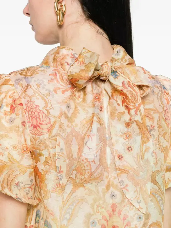 Zimmermann Valiant Floral-print Blouse