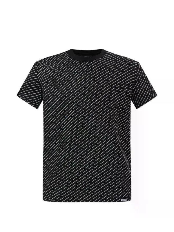 Dsquared2 Logo-pattern T-shirt - Black