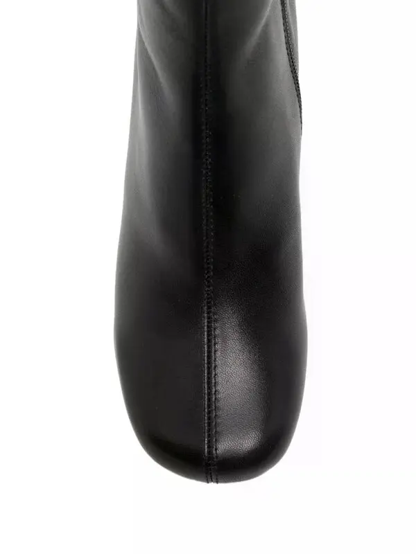 Chie Mihara Muki Geometric-pattern Leather Ankle Boots