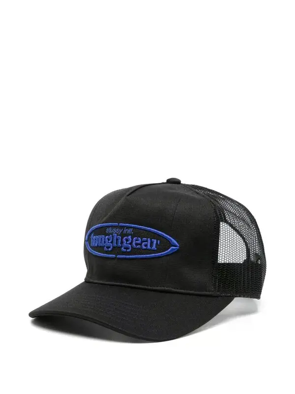 StÜssy Md Tough Gear Embroidered Mesh-panel Cap - Black